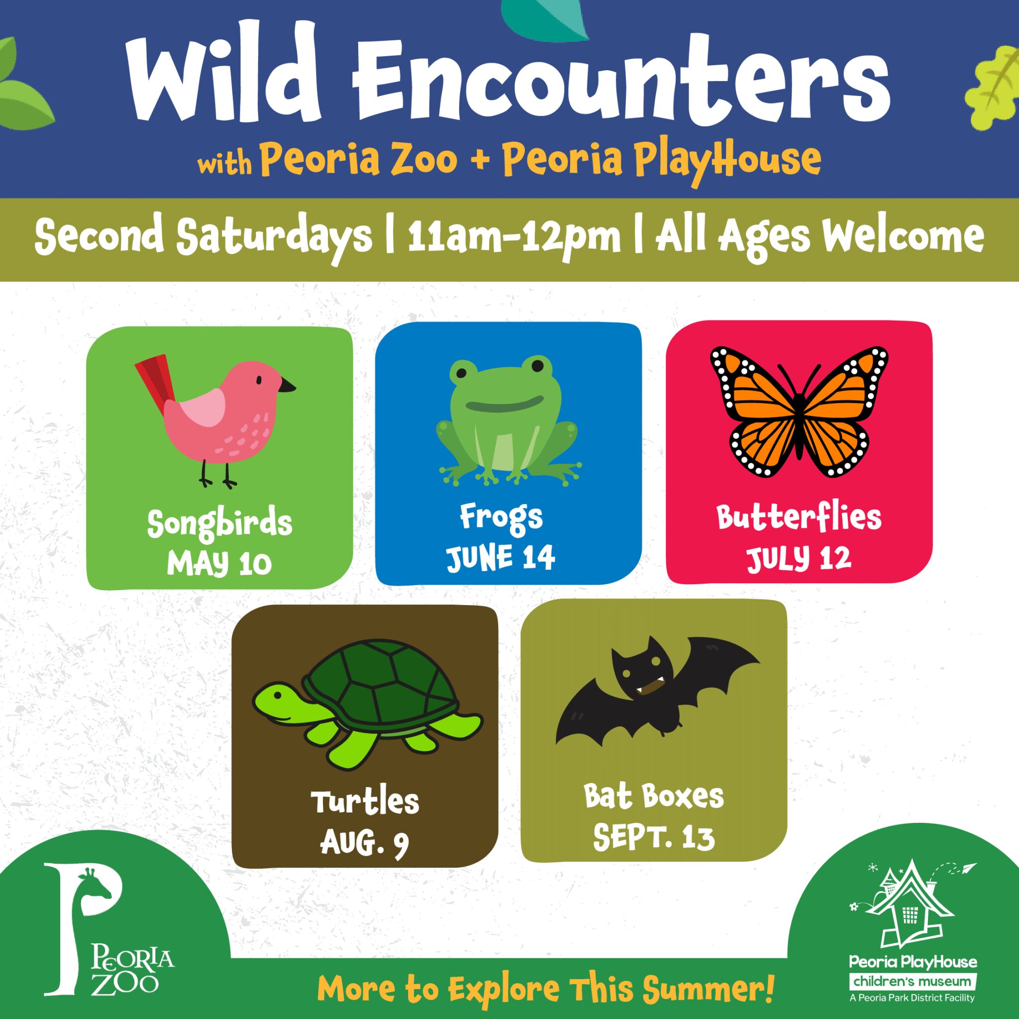Wild Encounters: Second Saturdays - Peoria PlayHouse